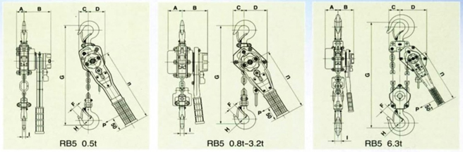 รอกโซ่มือโยก NITCHI RB - MONDAYPRODUCTIVE จำหน่ายอุปกรณ์ยก รอกโซ่มือสาว ...